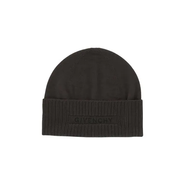Givenchy Ribbed Beanie With Embroidered Logo - Multicolor