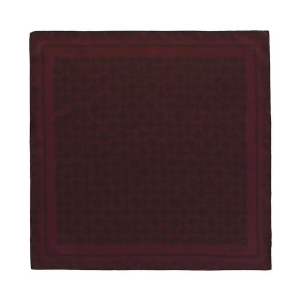 Givenchy Silk Monogram Scarf 'burgundy - Red