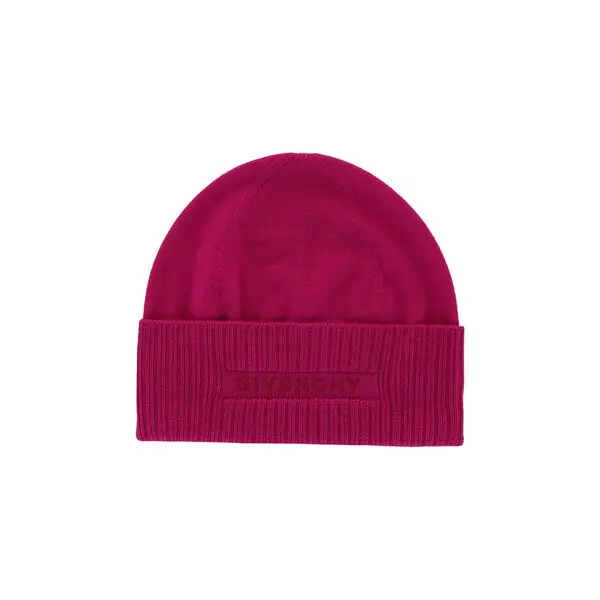 Givenchy Ribbed Embroidered Logo Beanie - Multicolor