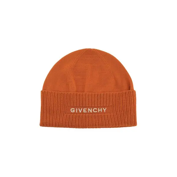 Givenchy Ribbed Embroidered Logo Beanie - Multicolor