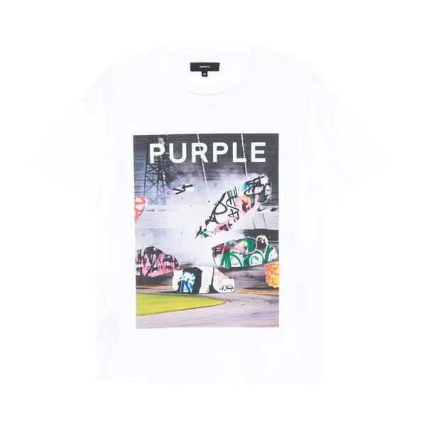 PURPLE BRAND Inside Out T-shirt - White
