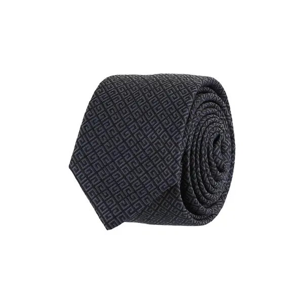 Givenchy 4g Silk Neck Tie - Black