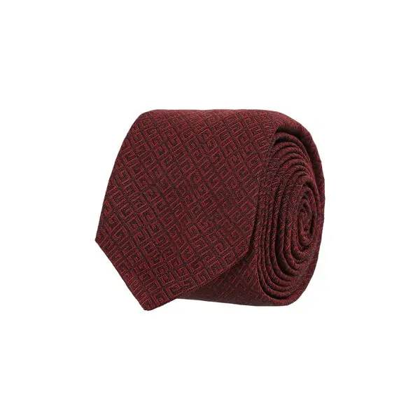 Givenchy 4g Silk Neck Tie - Red