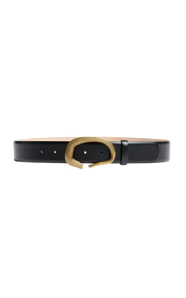 Khaite Churro Leather Belt - Black
