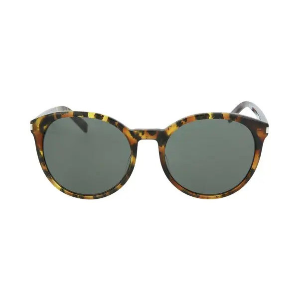 Saint Laurent Round-frame Acetate Sunglasses - Grey