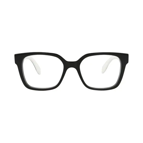 Alexander McQueen Square-frame Acetate Optical Frames - Black