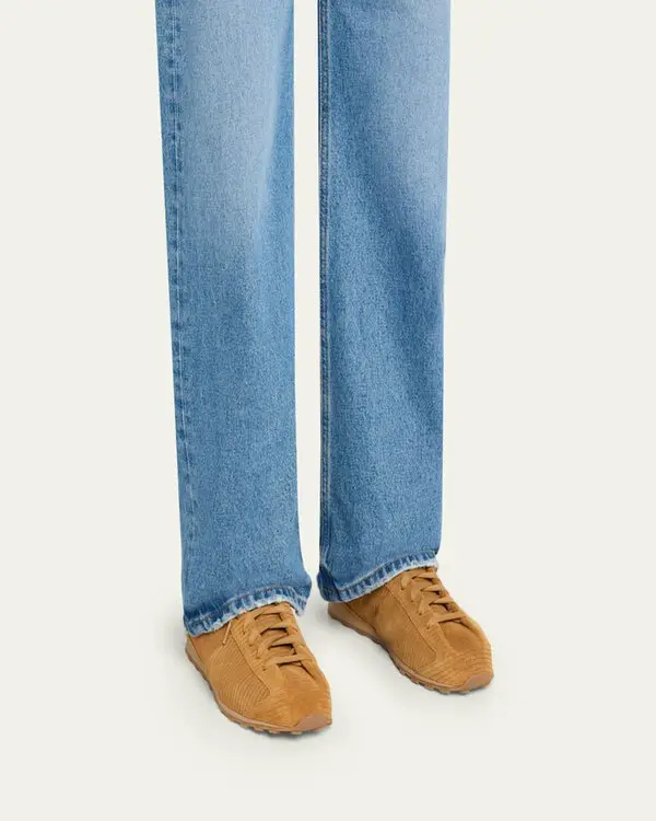 Jacquemus Les Tennis Stripe Suede Low-top Sneakers