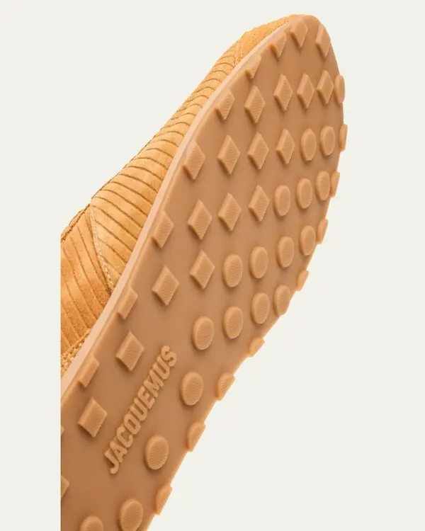 Jacquemus Les Tennis Stripe Suede Low-top Sneakers