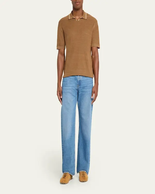 Jacquemus Les Tennis Stripe Suede Low-top Sneakers