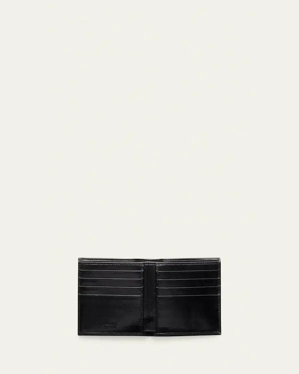 Prada Textured Leather Bifold Wallet