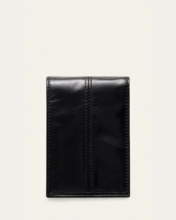 Prada Textured Leather Bifold Wallet