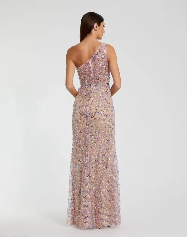 Mac Duggal Floral Embellished Gown