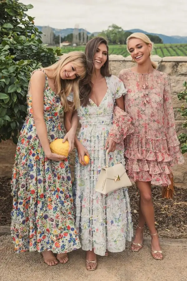 a line multicolor dress Multicolor A-Line Dress Multicolor / FR 50