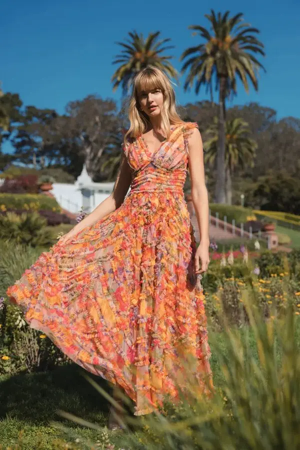 off the shoulder dress maxi Petal and Pup Women's Adair Off Shoulder Maxi Dress