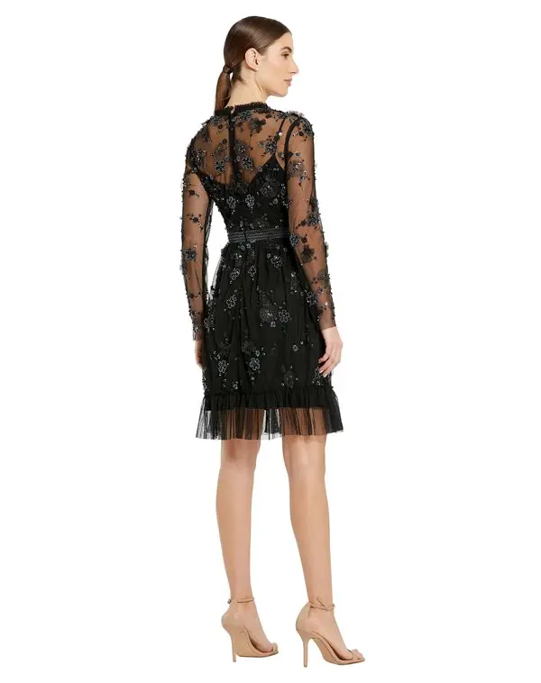 off-shoulder draped mini dress in black reviews DRAPED MINI DRESS- BLACK – MUSE ME main image 1