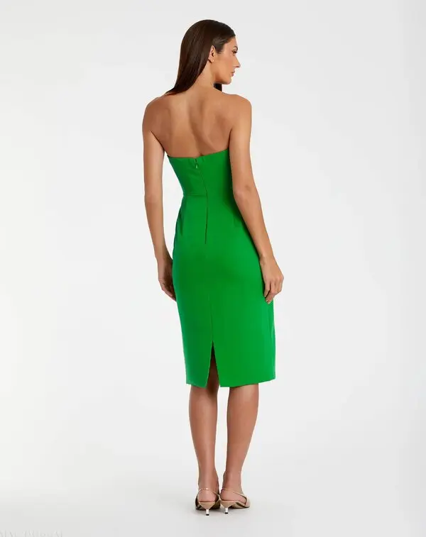 slim fit dress slacks MAXINE Nataly Square Neck Fitted Midi Dress | Wild Dove Boutique