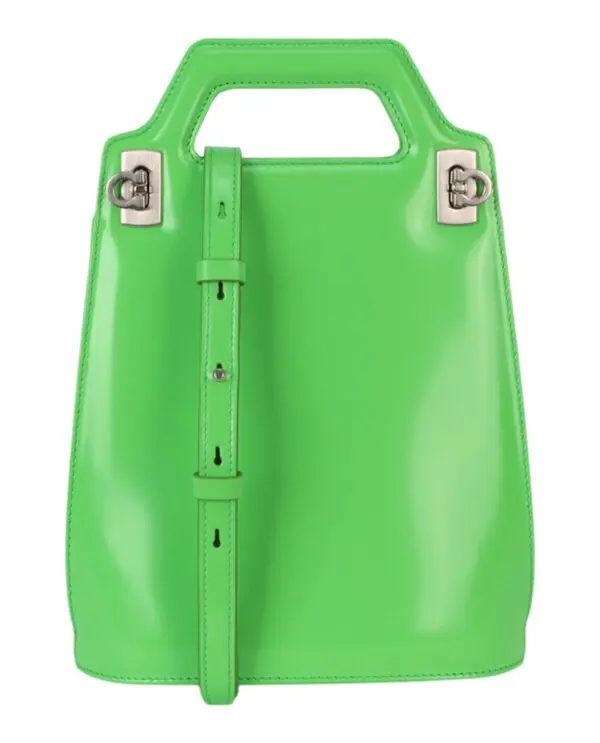 FERRAGAMO Micro Wanda Patent Leather Shoulder Bag