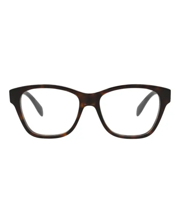 Alexander McQueen Square-frame Acetate Optical Frames - Havana Havana Transparent (am0306o/30010888/002)