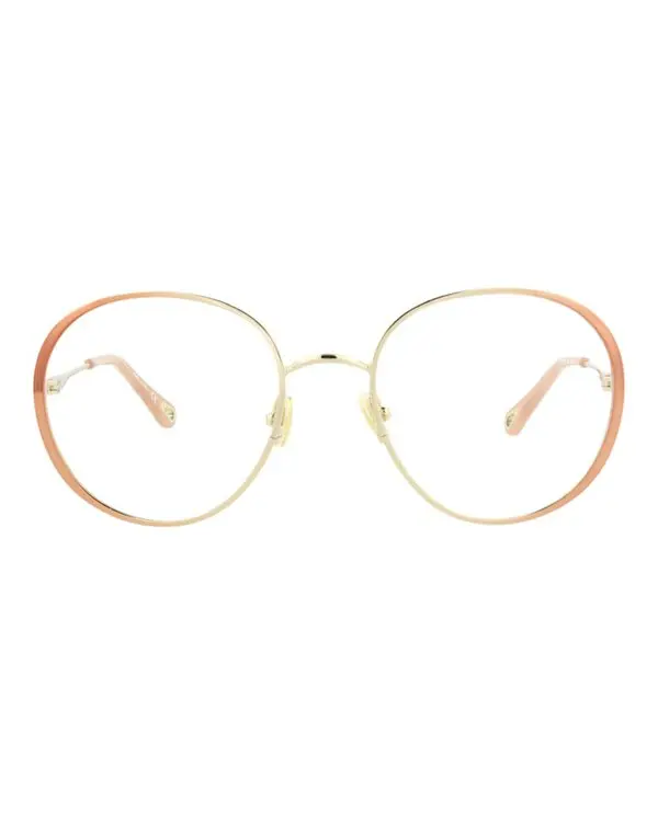 Chloé Round-frame Optical Frames - Nude Nude Transparent (ch0018o/30009855/002)
