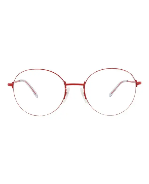 Balenciaga Round-frame Optical Frames - Red Red Transparent (bb0035o/30006640/004)