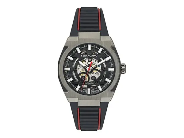 FERRAGAMO Supreme Skeleton Automatic Watch - Stainless Steel