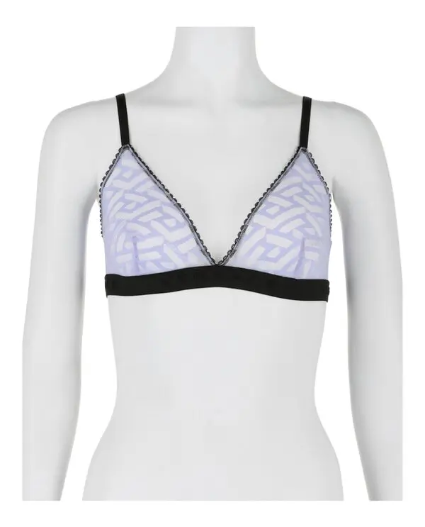 Versace Lace Bralette - Purple