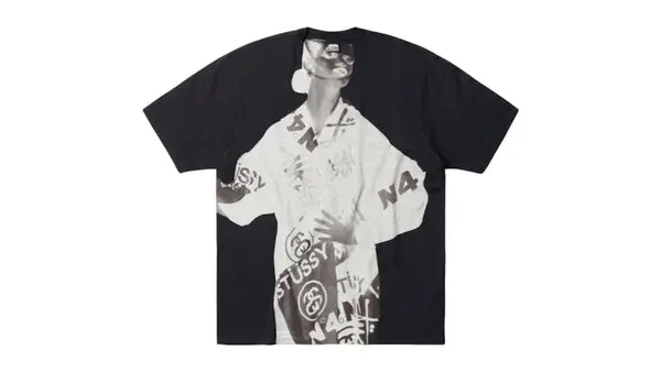 StÜssy Paris Tee Shirt - Faded Black