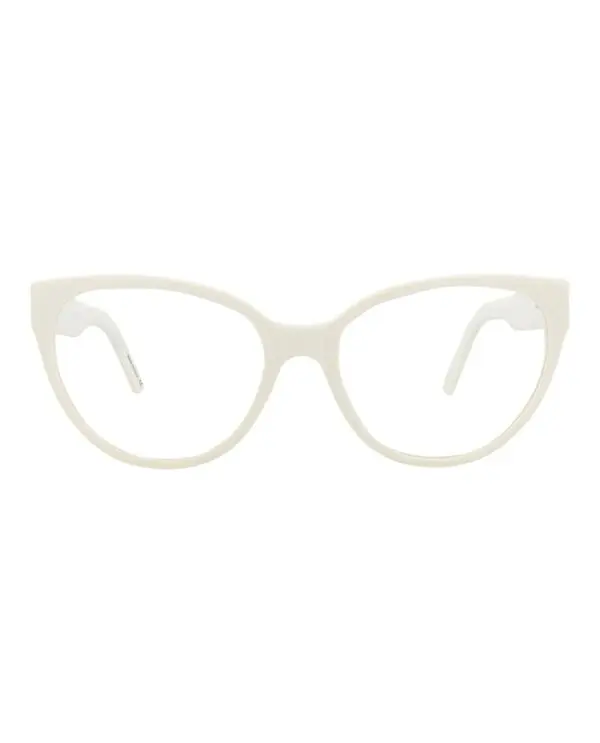 Balenciaga Cat Eye Acetate Optical Frames - White White Transparent (bb0064o/30008234/003)