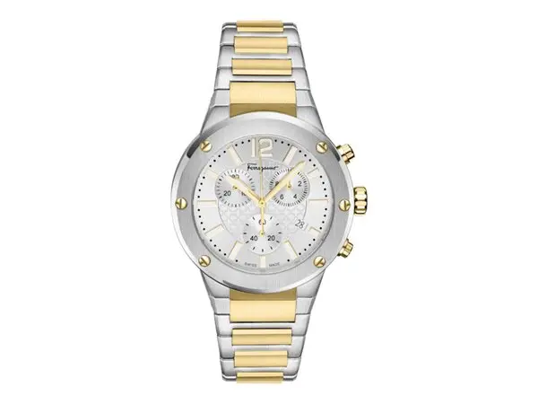 FERRAGAMO F80 Chrono Watch - Stainless Steel