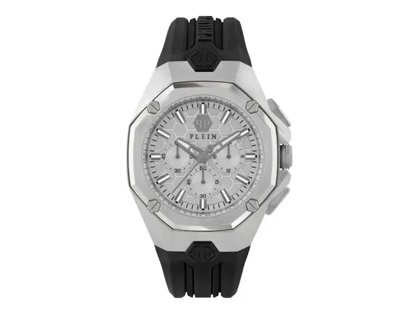 Philipp Plein Octagon Chronograph Watch - Stainless Steel