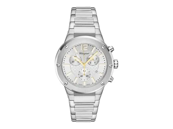FERRAGAMO F80 Chrono Watch - Stainless Steel