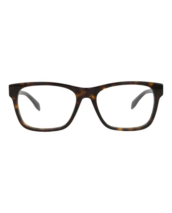 Alexander McQueen Square-frame Acetate Optical Frames - Havana Havana Transparent (am0307o/30010911/002)