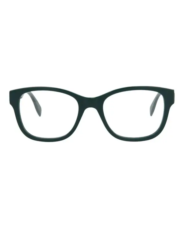 Alexander McQueen Square-frame Acetate Optical Frames - Green Green Transparent (am0350o/30012328/003)