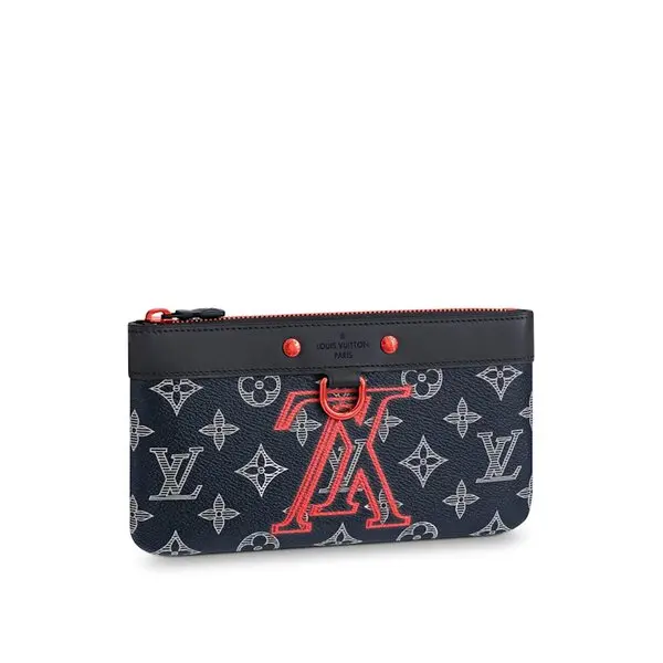 LOUIS VUITTON Pm Pochette Apollo Monogram Upside Down Ink - Navy Blue
