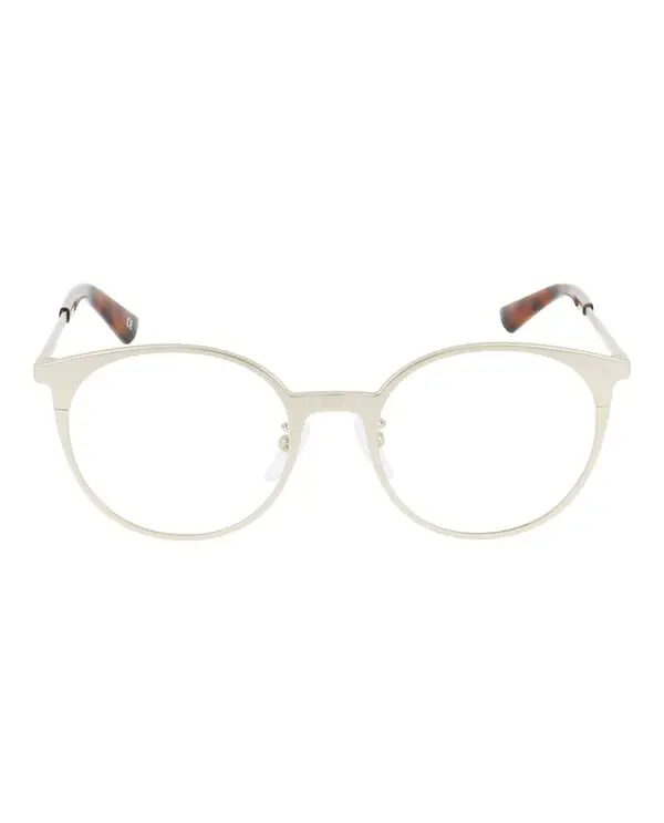 Balenciaga Round-frame Metal Optical Frames - Gold Gold Transparent (bb0084o/30008407/002)