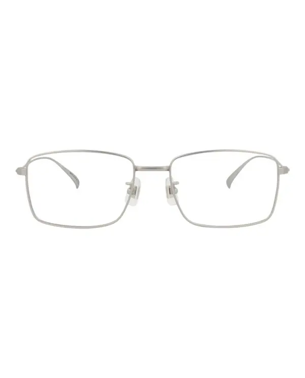 Dunhill Square Frame Titanium Optical Frames - Silver Silver Transparent (du0006o/30009683/003)