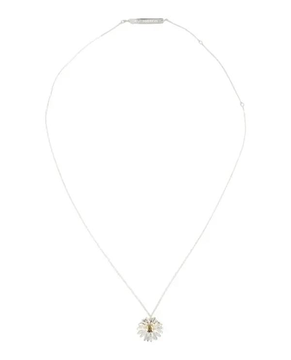 AMBUSH Daisy Charm Necklace - Silver