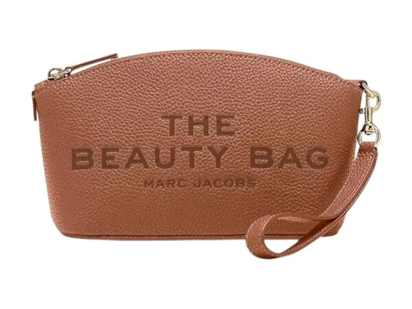Marc Jacobs The Leather Beauty Bag - Argan Oil