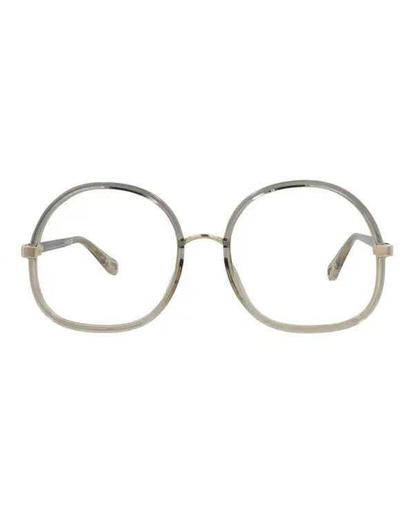 Chloé Round-frame Optical Frames - Grey Grey Transparent (ch0032o/30009868/003)