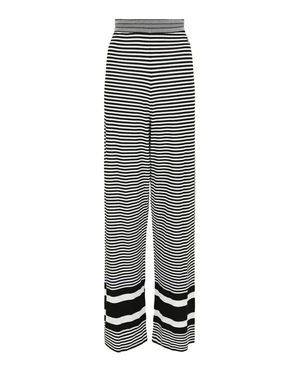 FERRAGAMO Striped Knit Pants