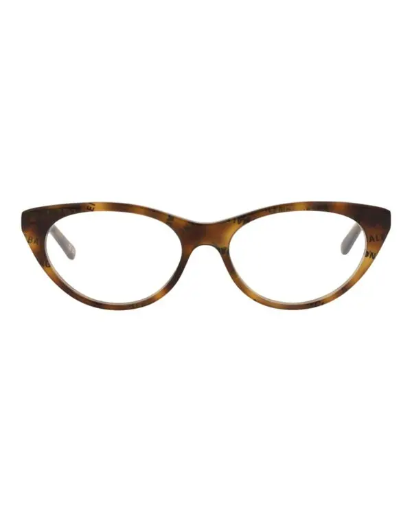 Balenciaga Cat Eye Acetate Optical Frames - Havana Havana Transparent (bb0079o/30008399/006)