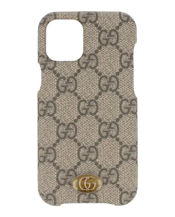 Gucci Gg Supreme Iphone 12 Mini Case - Beige