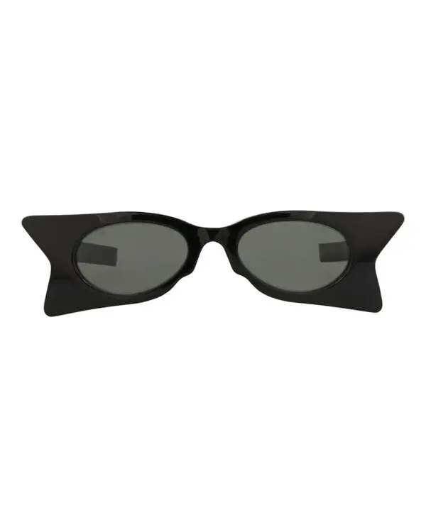 Gucci Cat Eye Frame Recycled Acetate Sunglasses - Black Black Grey (gg1379s/30014362/002)