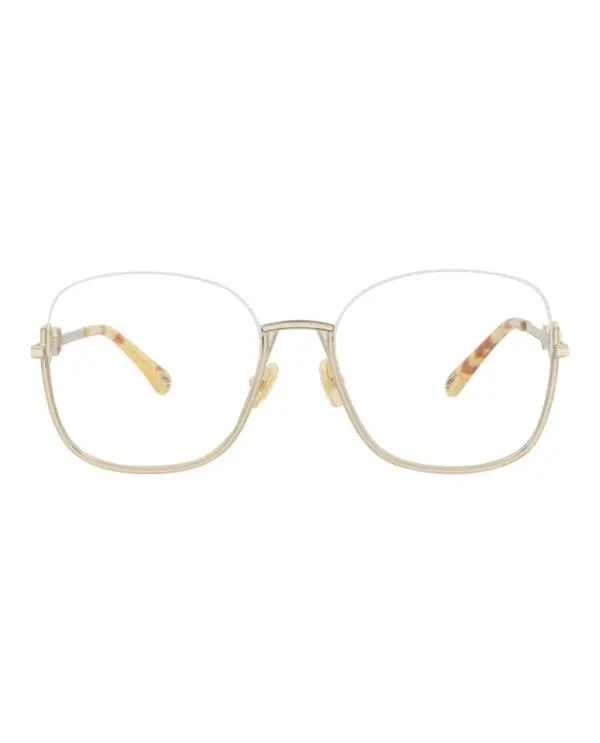 Chloé Square-frame Optical Frames - Gold Gold Transparent (ch0069o/30011507/004)