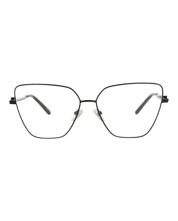 Balenciaga Cat Eyeframe Metal Optical Frames - Black Black Transparent (bb0170o/30011327/003)