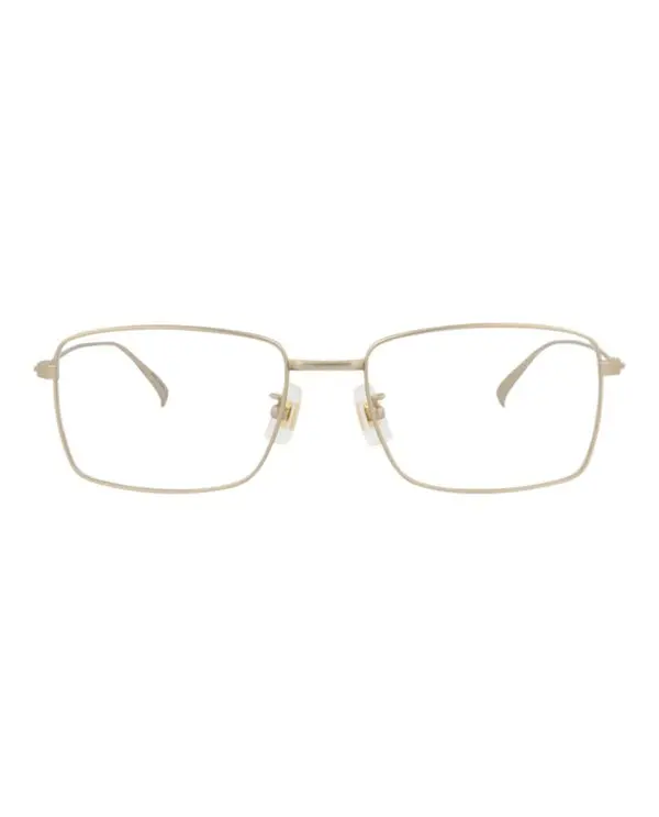 Dunhill Square Frame Titanium Optical Frames - Gold Gold Transparent (du0006o/30009683/004)