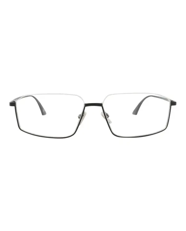 Balenciaga Square Metal Optical Frames - Black Black Transparent (bb0143o/30010029/001)