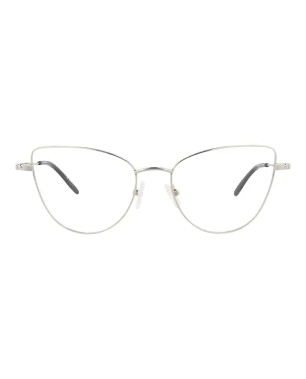 Alexander McQueen Cat Eye Optical Frames - Ruthenium Ruthenium Transparent (am0268o/30008678/001)