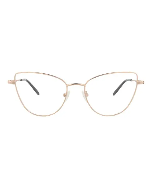 Alexander McQueen Cat Eye Optical Frames - Gold Gold Transparent (am0268o/30008678/002)