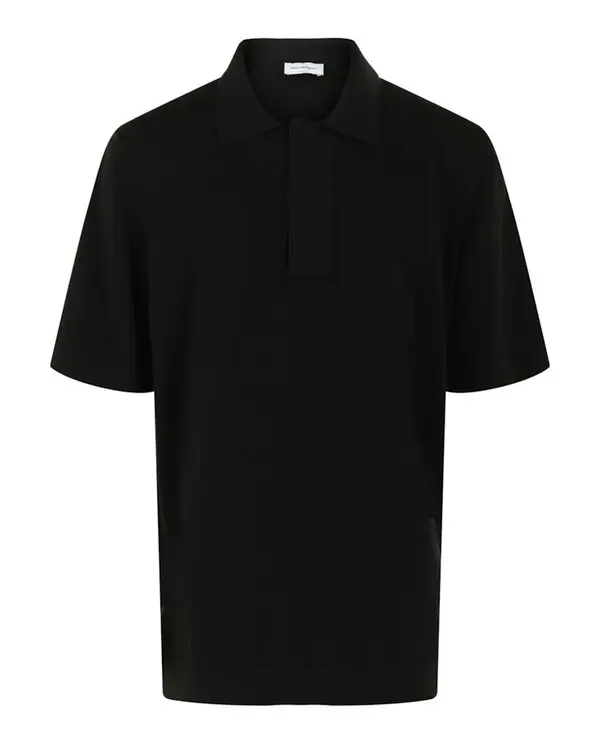 FERRAGAMO Gancini Silkblend Polo Shirt